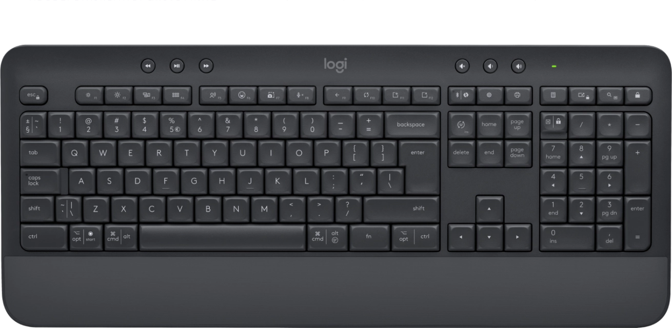 Logitech Signature K650 keyboard Bluetooth Graphite Magyar (Qwertz) [I ...