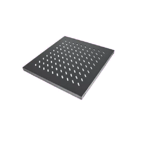 Spacer Raft fix perforat 19'' 1U, 250mm, capacitate incarcare 20kg, ne ...