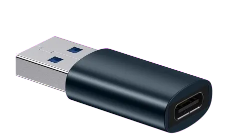 Baseus Adaptor Ingenuity Series Mini OTG, USB 3.1 (T) to USB Type-C (M ...